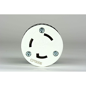 TEMCo Industrial NEMA Replacement Plug UL Listed L5-30 Male, Female, Pair for Generator, RV, Camper, Welder