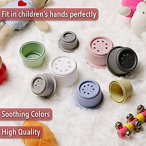 Mr. Pen- 8 Pcs, Baby Stacking Toys/Cups, Nesting Cups, Stackable Cups for Baby and Toddler