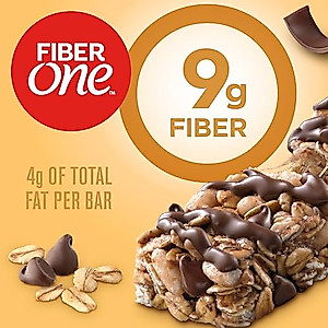 Fiber One Chewy Bars, Oats & Chocolate, Fiber Snacks, 14.1 oz, 10 ct
