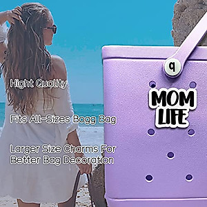 SHIYIXING MOMLIFE Charms for Bogg Bag, Bogg Bag Charms Accessories,Decorative Bogg Bits for Bogg bag,Beach Tote Bag Rubber Beach Bag