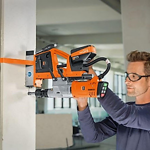 Fein AJMU 137 PMQW Universal Magnetic Cordless Core Drill with 3/4" Straight Shank - 18 V, Brushless Motor, 130-520 RPM, MT 2 Mount - 71700261090