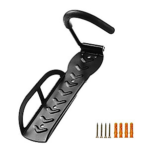 HOMEE Bike Rack Garage 1 Pack Bike Wall Mount Vertical Bike Hooks Storage System Wall Mount Bike Hanger for Garage Indoor Shed-Easy to Install Use-Heavy Duty Holds up to 65 lb with Screws
