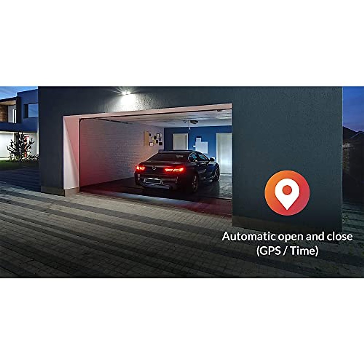 ismartgate LITE Smart Garage Door Opener Remote, APP Control, Compatible with Apple Homekit, Amazon Alexa, Google Assistant, IFTTT, Compatible with All Garage doors. Wireless sensor included.