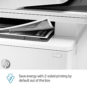 HP Laserjet Pro MFP M428fdn Monochrome Laser All-in-One Printer, Print Scan Copy Fax, Automatic 2-Sided Printing, 40 ppm, 250-sheet, 1200 x 1200 dpi, 512 MB, Bundle with JAWFOAL Printer Cable