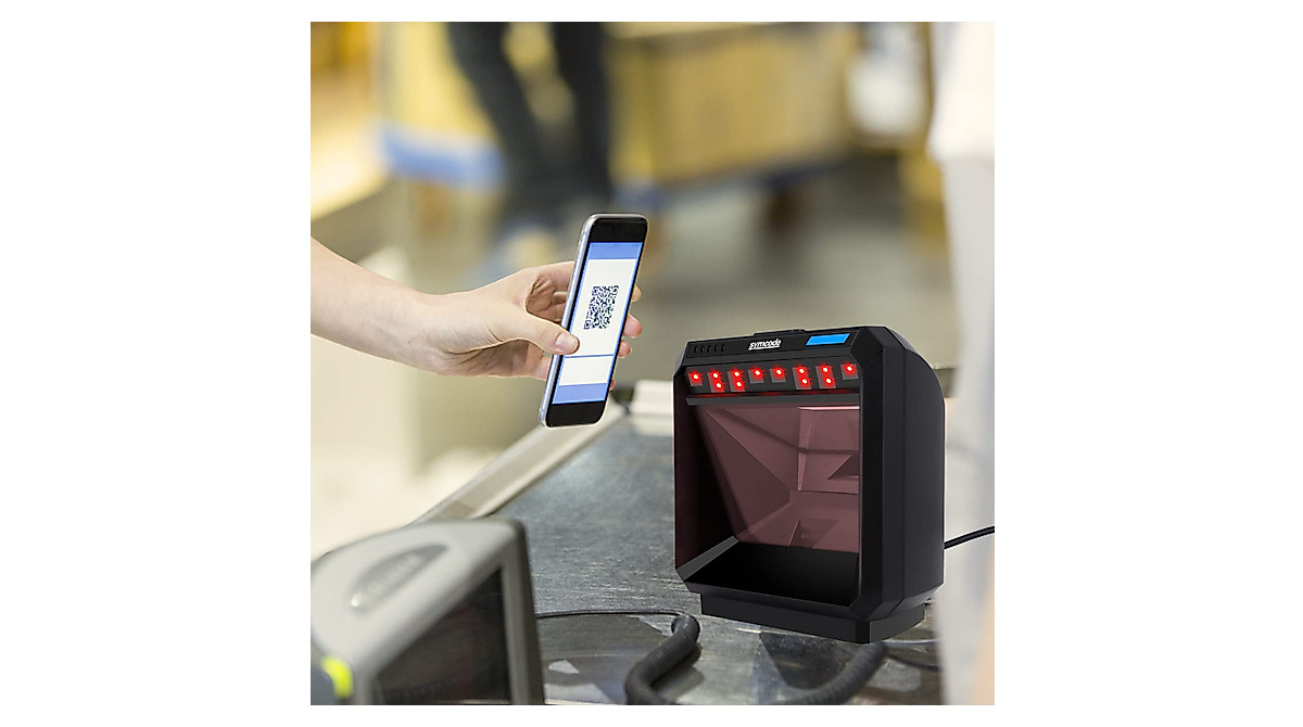 2D Barcode Scanner USB Hands-Free QR Code Reader for Retail & Business
