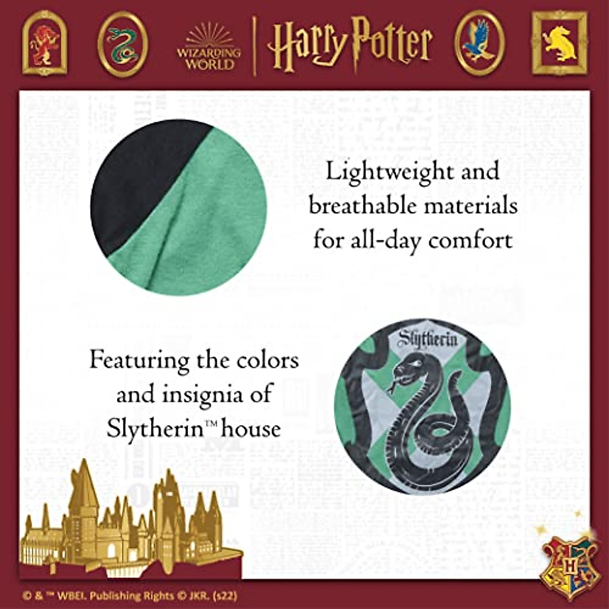 Harry Potter Slytherin Pet T-Shirt in Size Medium | M Dog T-Shirt, Harry Potter Dog Shirt | Harry Potter Dog Apparel &amp; Accessories for Hogwarts Houses, Slytherin,Black