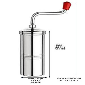 Sahishnu Online & Marketing Stainless Steel Sev Sancha Maker, Murkul Maker, Manual Pasta Maker,Shev Maker, Gathiya Murukulu Janthikulu Maker Machine with 6 Different Steel Jali
