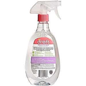 Dreft Baby Odor Eliminator & Fabric Refresher Spray, Plant- Based Ingredients and Hypoallergenic Formula, Great for Baby Clothes, Crib Sheets, Baby Strollers and More 24 Fl Oz (Pack of 4)