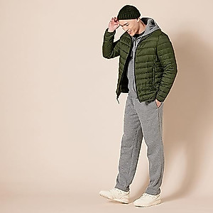 Amazon Essentials Men's Fleece Sweatpant (Available in Big & Tall), Light Grey Heather, X-Large