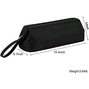 BUBM Portable Travel Storage Bag Compatible with Dyson Supersonic Hair Dryer/Dyson Airwrap Styler/Dyson Corrale hair Straightener,Black