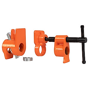 Pony Jorgensen 52 Pipe Clamp, Fixture for 1/2-Inch Black Pipe, Pack 1