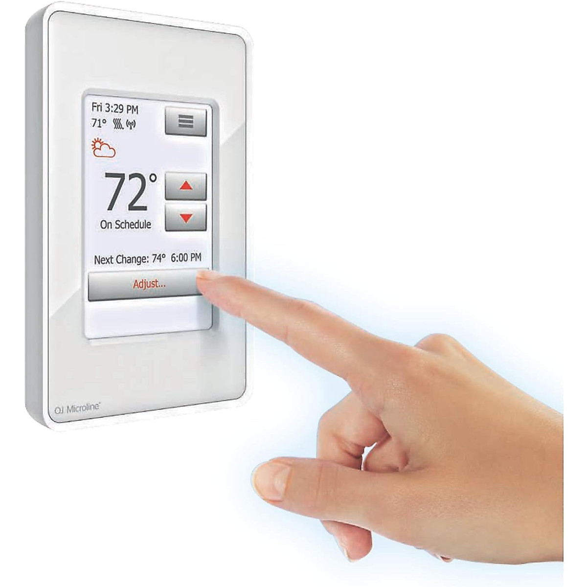 OJ Microline UWG4 Wi-Fi Radiant Floor Heating Wi-Fi Touchscreen Thermostat