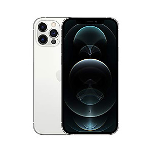 Apple iPhone 12 Pro (128GB, Silver) [Locked] + Carrier Subscription