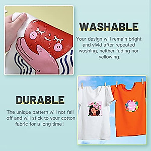 HTVRONT Clear HTV Vinyl for Sublimation, 20 Pack 12" X 12" Matte Sublimation Vinyl for Cotton Fabric, Wash Durable Clear Dye Sub HTV for Light-Colored T Shirts