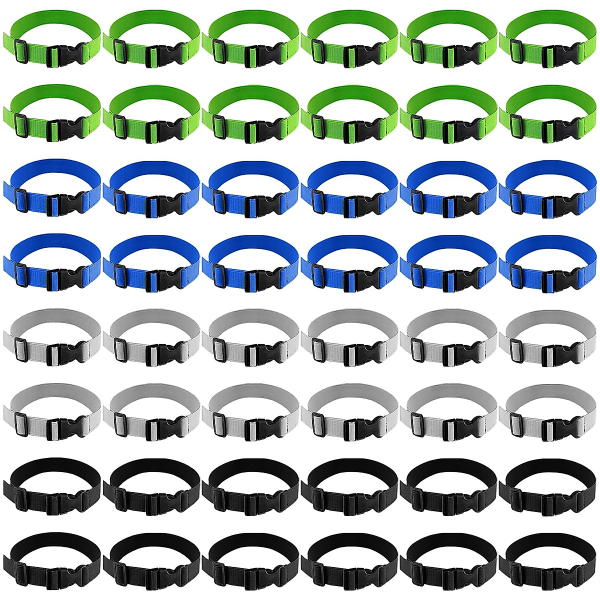 48PCS Laundry Strap with Buckle Laundry Loops Buckle Wash Care Utility Strap Replacement Household Cleaning Loop Accessories Tools