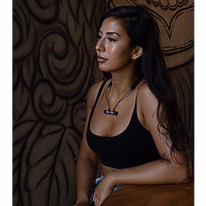 Reveal Bluetooth Earbuds - Magnetic, Wear on-The-go, Necklace Style Headphones Shop - Stylish Wireless Metallic in Ear Earphones Headset w/Microphone & Volume Control (Silver Metal Carbon Fiber)