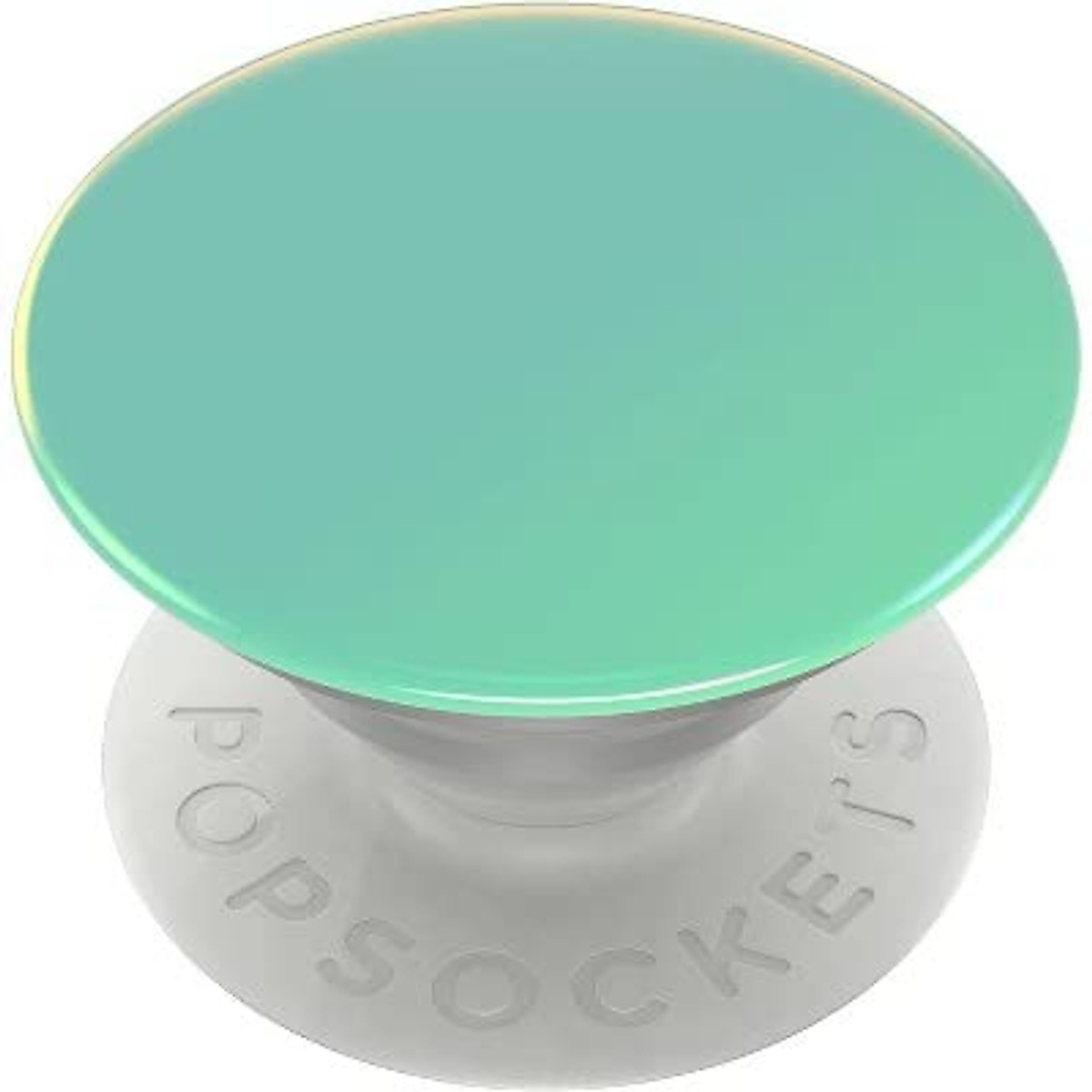 PopSockets: Phone Grip with Expanding Kickstand, Pop Socket for Phone - (Chrome Seafoam)