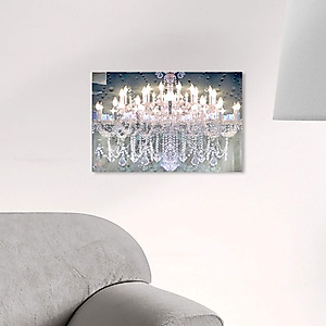 The Oliver Gal Artist Co. Day and Night | Contemporary Premium Canvas Art Prints, 15 in x 10 in, Silver