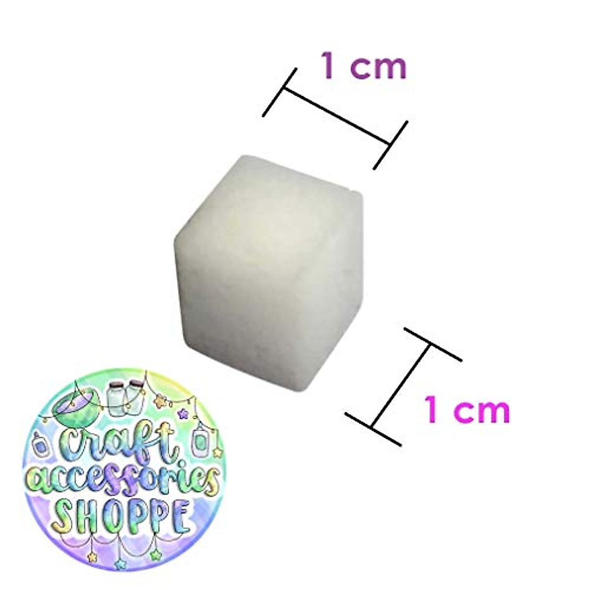 Lily and Lee's Craft Accessories Shoppe Jelly Cubes for Slime - Slime Accessories, Slime Add Ins, Slime Stuff, Slime Mix Ins, Medium (250 Pieces)