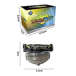 FANSETOYUMA Bey Battle Tops Hybrid Metal Fusion Burst Gyro with 4D Launcher Grip (B153-2A)