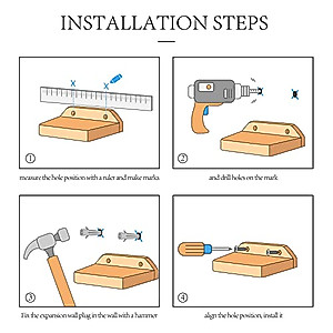 Freezing point Small Floating Shelves for Wall Set of 2 Natural Wood 5Inch Small Mini Wall Shelf Decor Plant Display Collectibles Mounted Kitchen Bathroom Bedroom Corner Decorative Storage Tiny Stand