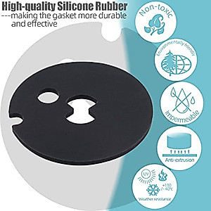 Water Softener Venturi Gasket Compatible with Kenmore, Whirlpool, Morton, GE Water Softener, 7204362 Water Softener Replacement Parts（3 Pack)