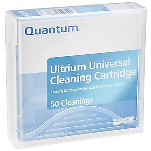 Quantum LTO Ultrium x 1 - Cleaning Cartridge (MR-LUCQN-01), Black
