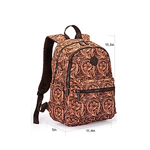 Montana West Western Backpack Purse for Women Lightweight Rucksack Casual Daypack for Laptop Travel