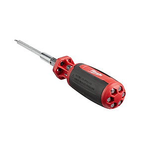 Milwaukee Metric Hex Key 9-in-1 Multi Magnetic Bit Screw Driver 9 Inch.