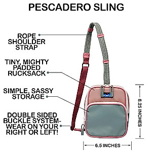 KAVU Pescadero Sling Mini Rucksack - Rosebud