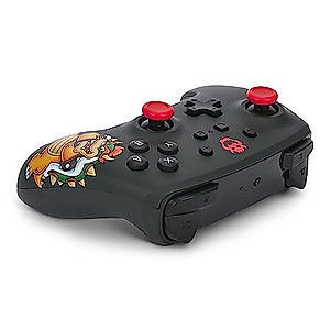 PowerA Wireless Nintendo Switch Controller - King Bowser, AA Battery Powered (Battery Included), Nintendo Switch Pro Controller, Mappable Gaming Buttons, Officially Licensed by Nintendo