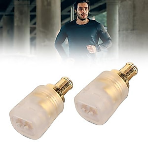 Headphone Cable Connector, Universal Lossless Sound Small Impact Resistant A2DC to 0.78mm 2 Pin Adapter Male to Female for CKR90 for CKS1100 for E70 for LS400 (Transparent)