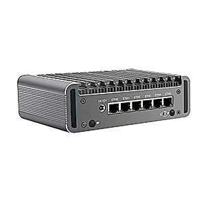 Micro Firewall Appliance, Mini PC, OPNsense, Untangle, VPN, Router PC, Intel Core I5 1135G7, HUNSN RJ25a, AES-NI, 6 x Intel I211, COM, HDMI, 4 x USB3.1, Sim Slot, 16G RAM, 256G SSD