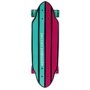 Kryptonics Mini Cutaway Cruiser 26" Complete Skateboard, Mermaids