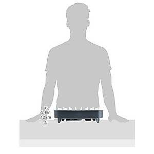 Joseph Joseph 85040 Extend Expandable Dish Drying Rack and Drainboard Set Foldaway Integrated Spout Drainer Removable Steel Rack and Cutlery Holder, Gray