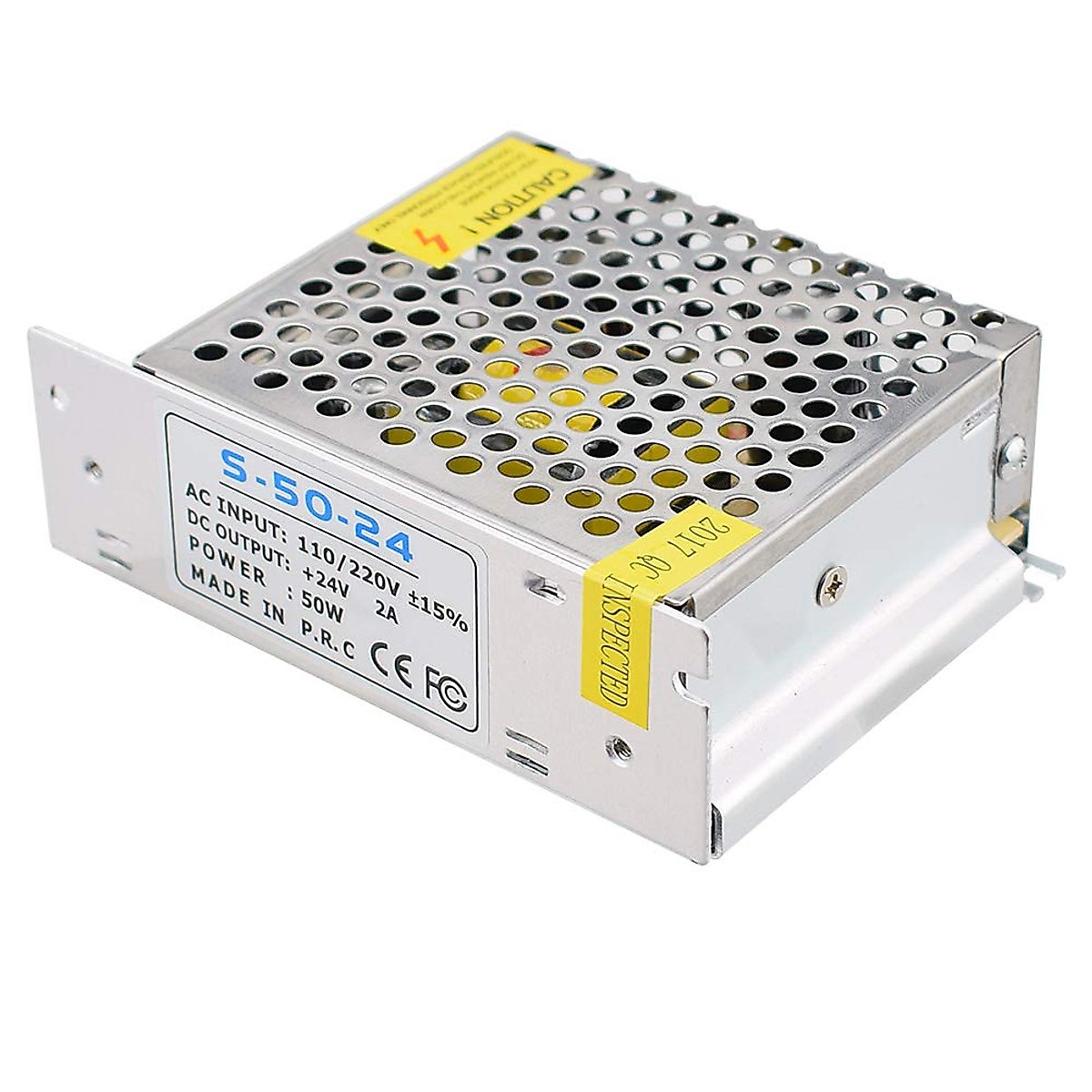 AC 110V/220V to DC 24V 2A 48W Power Supply Transformer Switch,MKASYON AC/DC Switching Adapter Converter Driver for LED Strip Light,CCTV Camera,Security System Computer Project,Radio and More (24V2A)