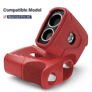 TUSITA Silicone Case Compatible with Bushnell Pro XE - Red
