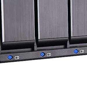 SilverStone Technology Hard Drive Enclosure Internal, 3 X 5.25 Inch to 5 X 3.5 Inch Hot-Swap SATA/SAS Hard Drive Cage, Up to 12Gbit/S Transfer Rate with All Aluminum Body (SST-FS305-12G)