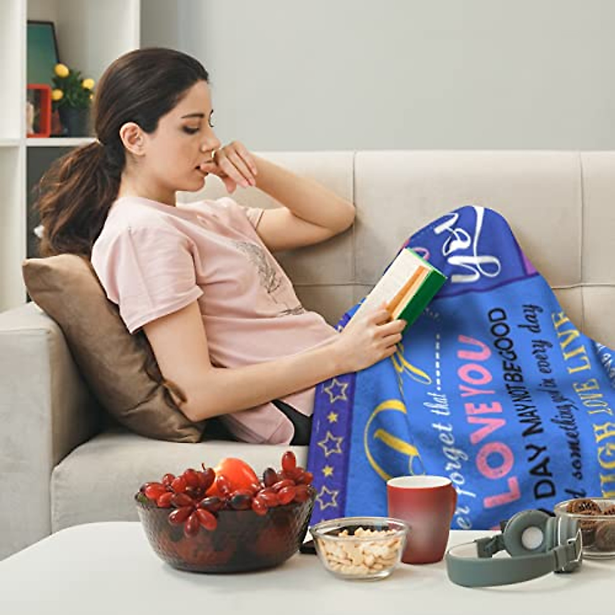 puekrtoa Daughter Gifts from Mom, Gifts for Daughter, Birthday Gifts for Daughter Mothers Day, to My Daughter Blanket, Graduation Gifts for Daughters from Mom Mothers Throw Blanket 60x50 Inch