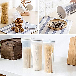 FRIDG Noodle Grain Cereal Bean Food Storage Container Kitchen Sealed Plastic Fresh-keeping Box Khaki