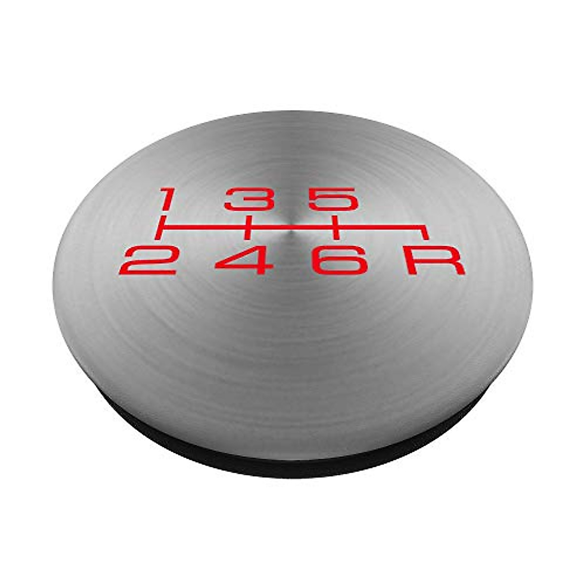 Gear Shifter, Shift Knob, 6 Speed, Racing PopSockets Swappable PopGrip