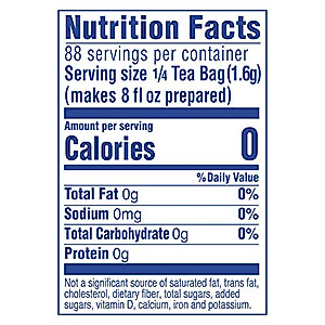 Lipton Cold Brew Iced Tea Bags, Family Size, 22 Count (Pack of 6)