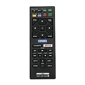 New RMT-VB100U Replaced BLU-RAY Player Remote fit for Sony Player BDP-BX150 BDP-BX350 BDP-BX550 BDP-BX650 BDP-S1500 BDP-S2500 BDP-S2900 BDP-S3500 BDP-S4500 BDP-S5500 BDP-S6500 BDP-S3700 Bdp-bx370