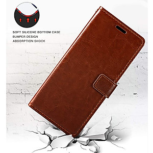 Shantime Sony Xperia Z5 Premium Wallet Case, Premium PU Leather Magnetic Flip Case Cover with Card Holder and Kickstand for Sony Xperia Z5 Premium Brown