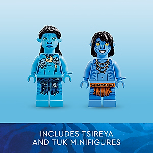 LEGO Avatar Ilu Discovery 75575, The Way of Water Movie Building Toy Ocean Set, Animal-Like Underwater Creature Figure, Collectible Display Idea for Kids and Movie Fans