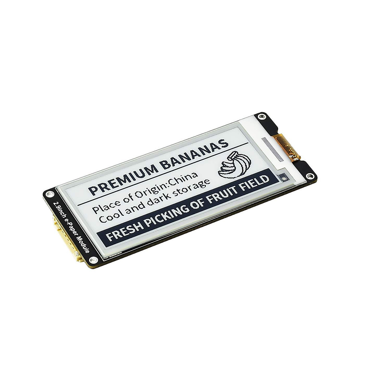 Ingcool 2.9inch e-Ink Display Module, 296x128 Resolution Two-Color e-Paper Display epaper Screen for Raspberry Pi/Jetson Nano/Arduino/Nucleo,SPI Interface Support Partial Refresh