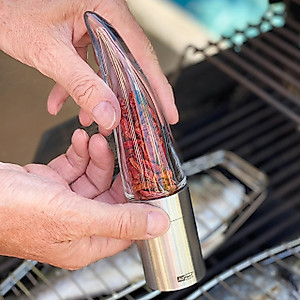 Adhoc Pepe Stainless Steel and Acrylic Chili Cutter, 8-Inch