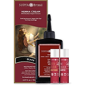 Surya Brasil Henna Cream, Black 2.37 oz