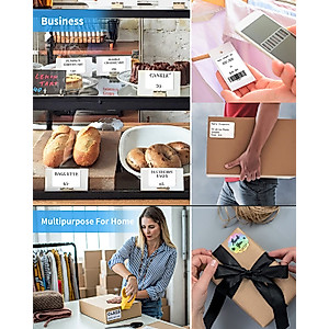 Phomemo Label Makers-M200 Label Printer Machine with 3 Paper,2023 Upgrade 3 Inch M110 Label Maker,WiFi Bluetooth Thermal Label Printer,Phone Support,for Android iOS,for Shipping,Labeling- White