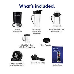 NutriBullet Rx N17-1001 Blender, Black